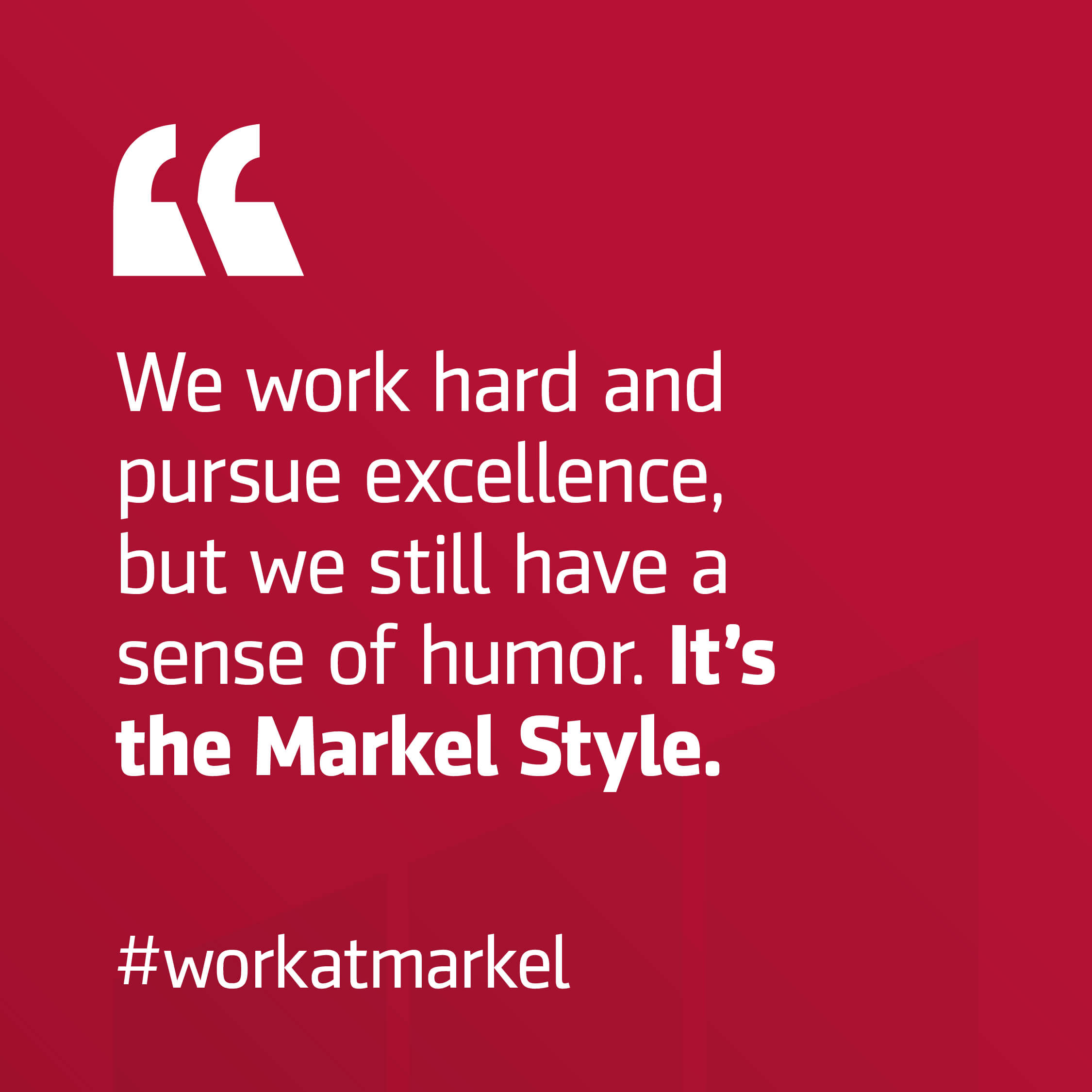 Markel International – We are here to help the people around us win. It ...